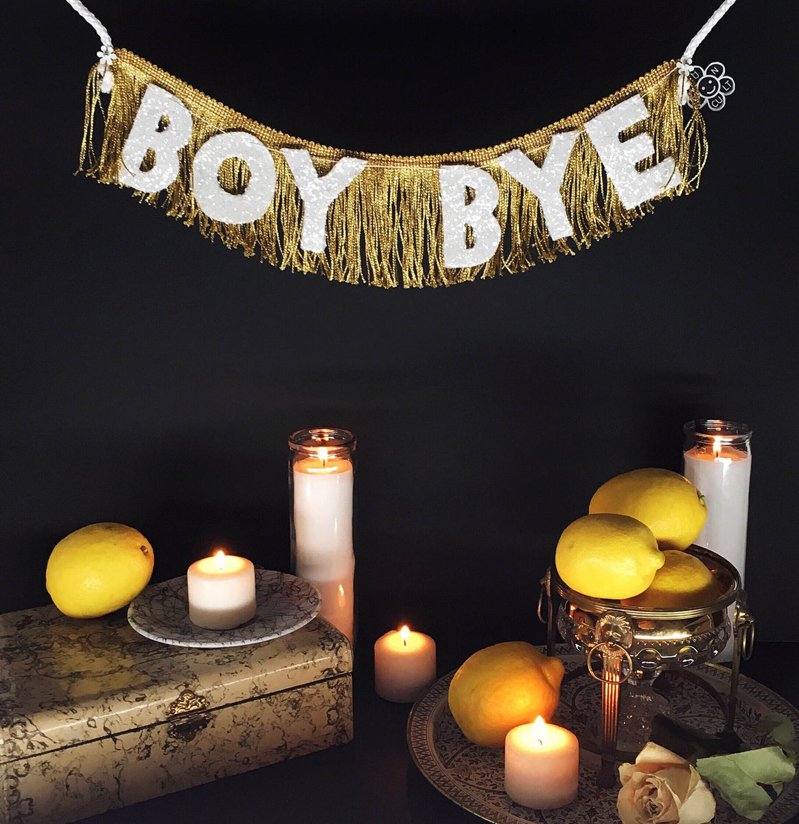 Boy Bye Glittering Fringe Banner – FUN CULT